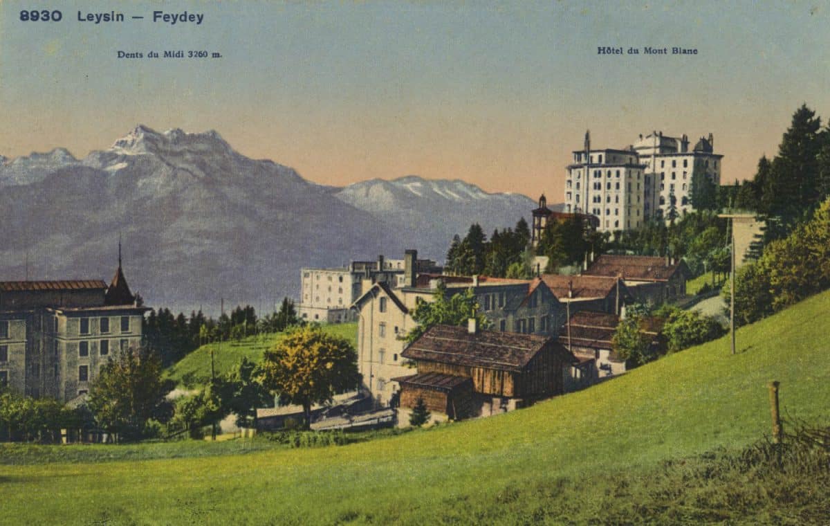 Bienvenue sur le site des Dents-du-Midi - Le village de Leysin